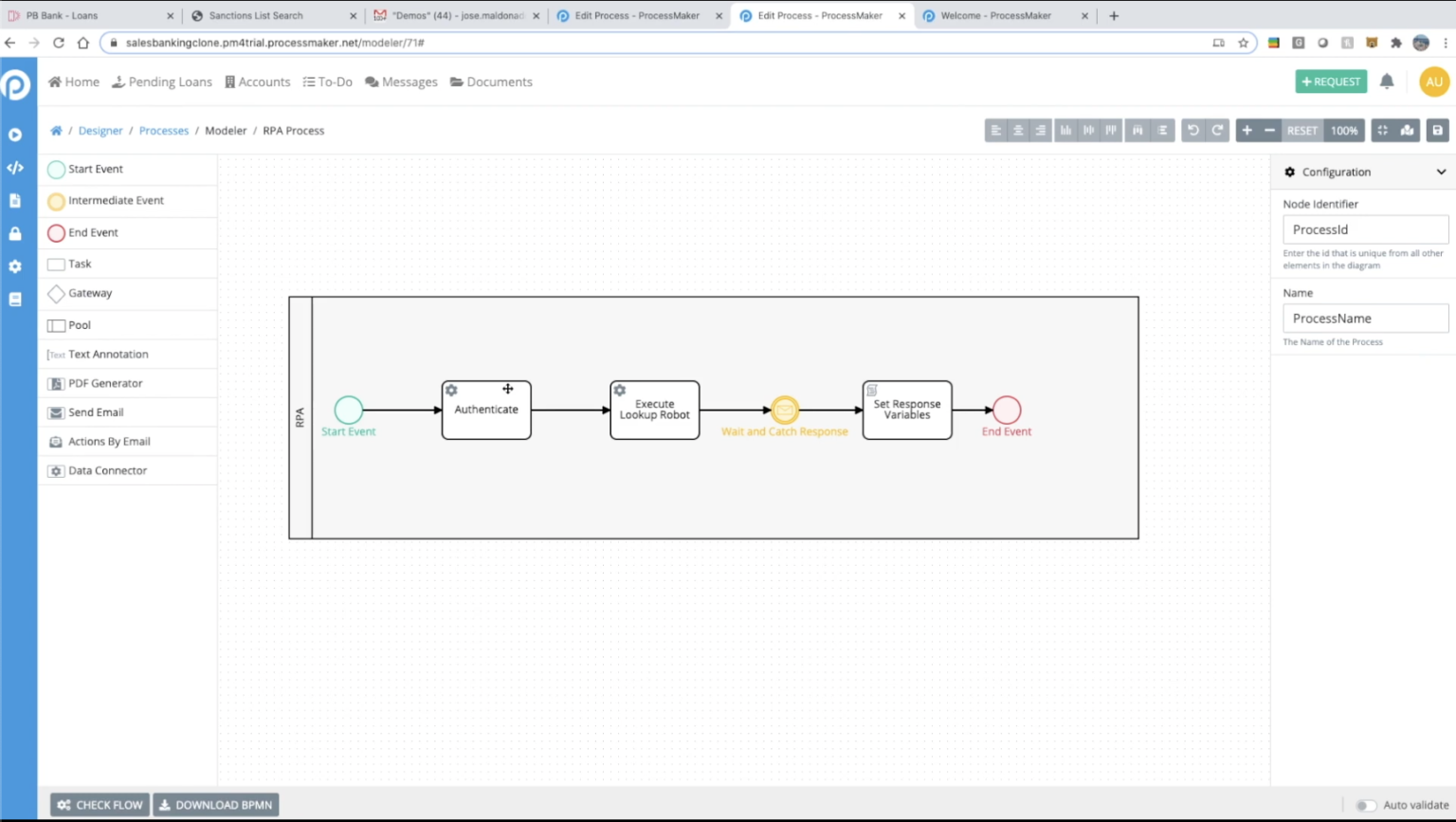 BPM and RPA Integration | ProcessMaker + Automation Anywhere Tutorial