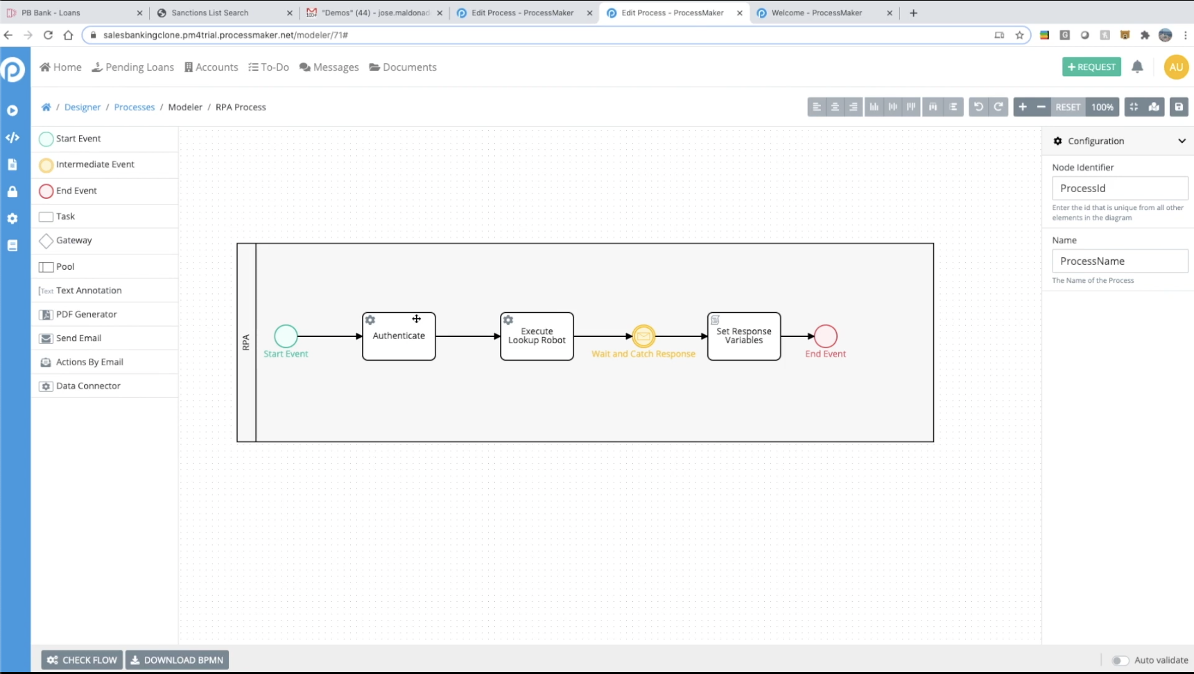 BPM and RPA Integration | ProcessMaker + Automation Anywhere Tutorial